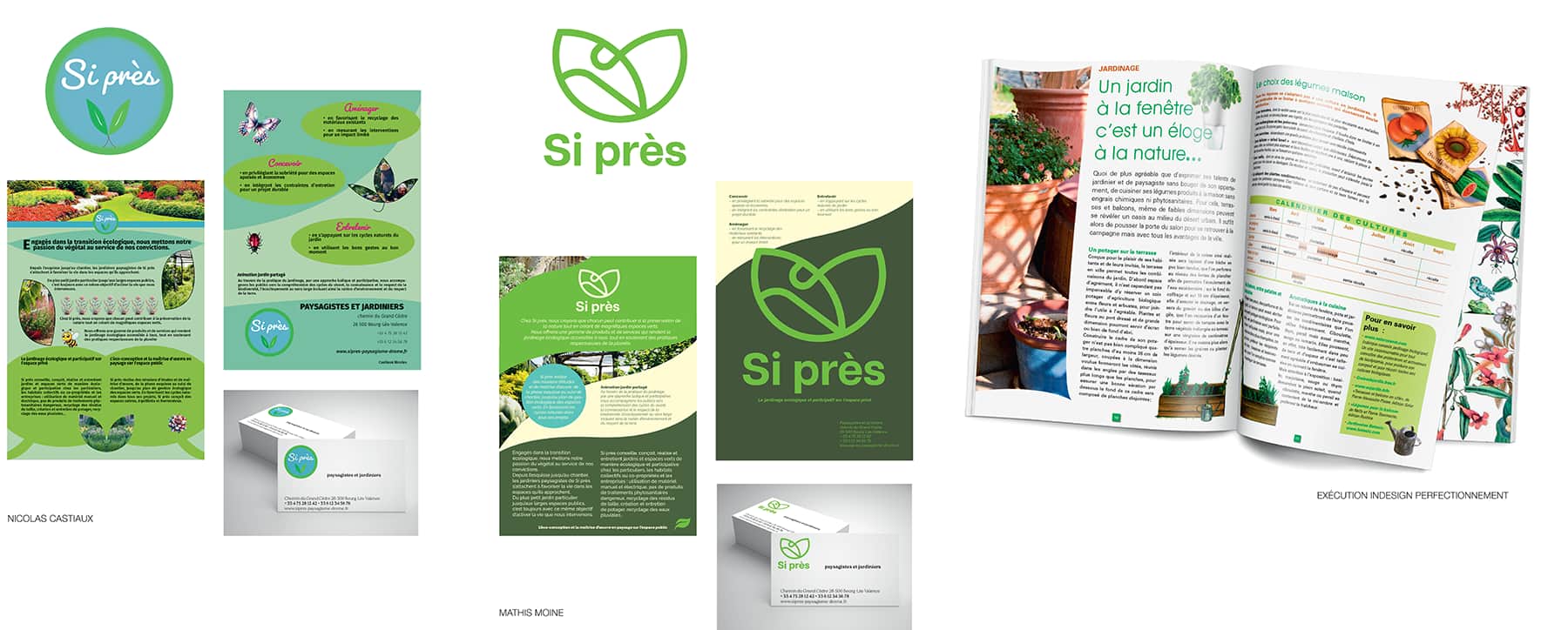 Digital and Print Layout Graphic Designer - Student projects