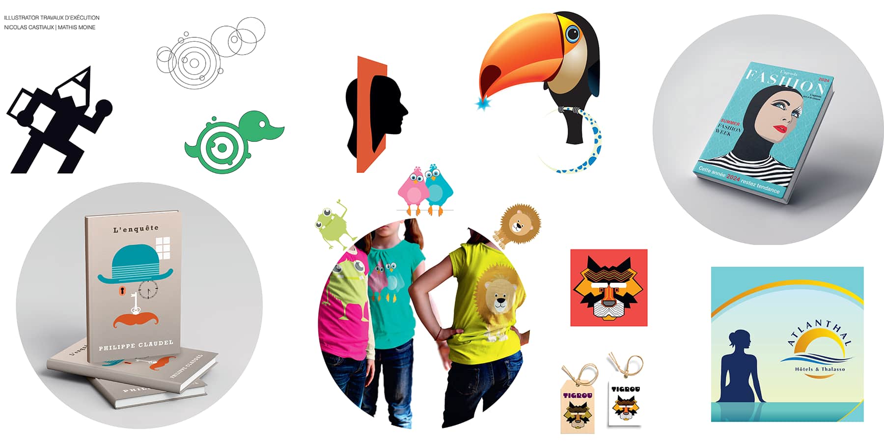 Digital and Print Layout Graphic Designer - Student projects