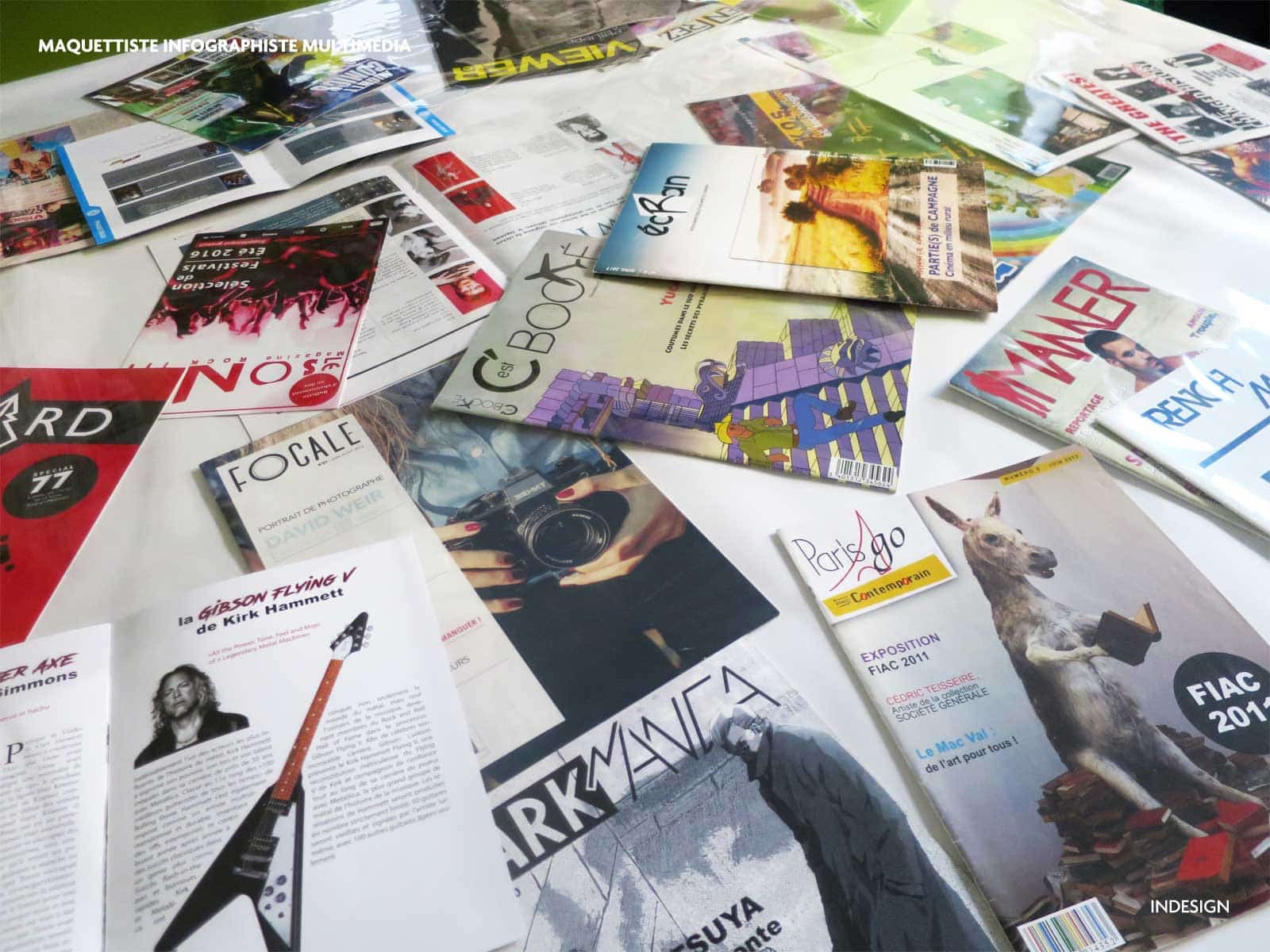 Digital and Print Layout Graphic Designer - Student projects